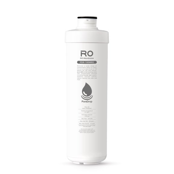 Membrane Solutions Universal Reverse Osmosis Water Filter for 5/6 Stage ...
