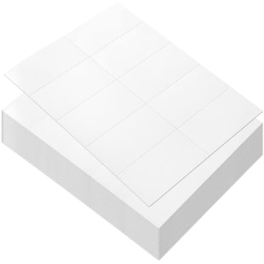Hamilco White Cardstock Thick Paper - Blank Index Flash Note & Post ...