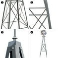 Ktaxon 8FT Heavy Duty Outdoor Metal Windmill, Weather Resistant Yard ...