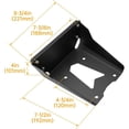 Powder Coated Steel Universal Motor Bracket for Kayaks & Boats ...