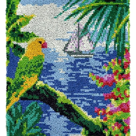 Parrot Scenery | Rug Making Latch Hooking Kit | Walmart Canada