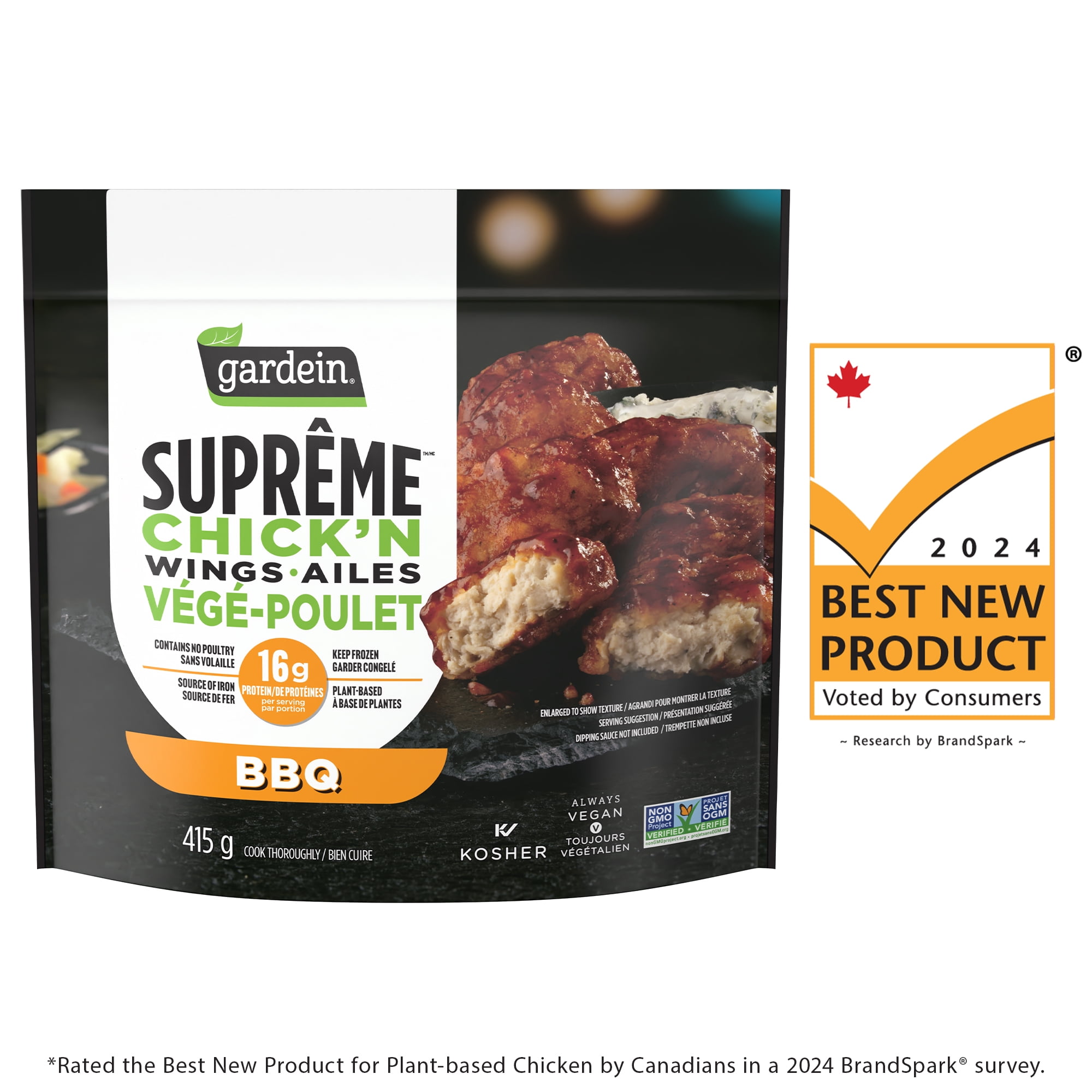 Click here for Gardein Suprême Chickn Bbq Wings 415 G 415 G prices