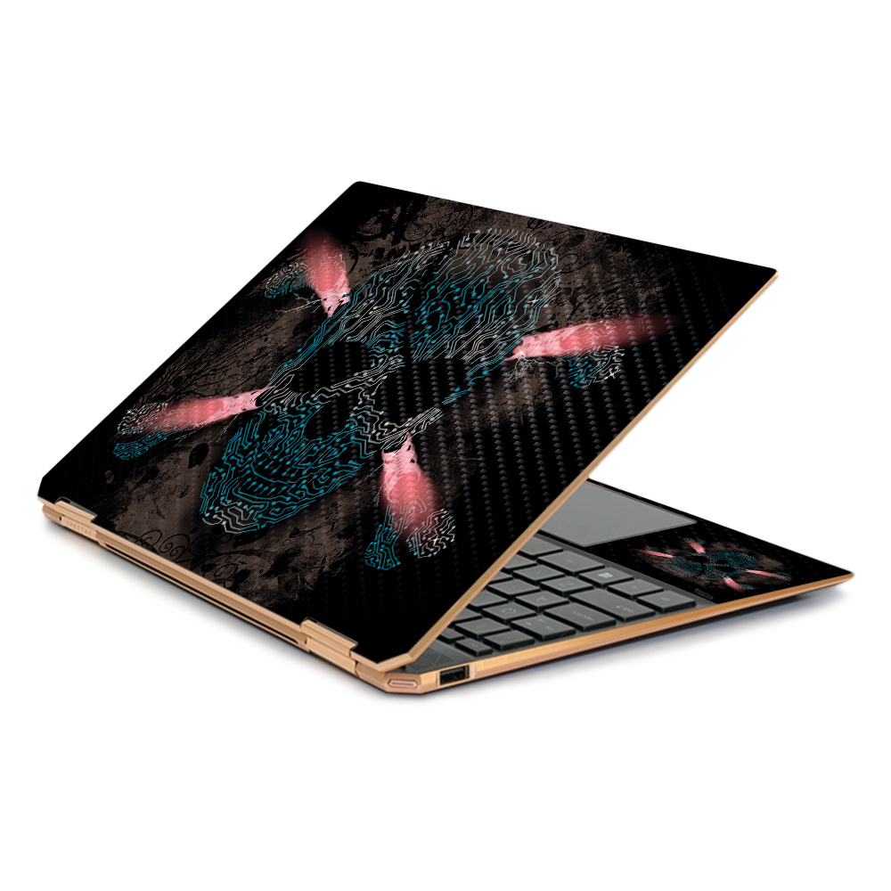 Carbon Fiber Skin Decal Wrap Compatible With HP Spectre x360 13.3" Gem ...