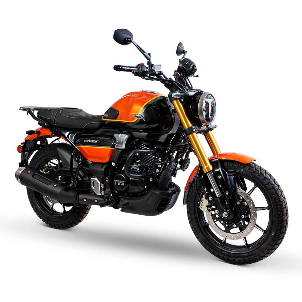 Motocicleta Deportiva Ronin 2025 Naranja TVS | Walmart en línea