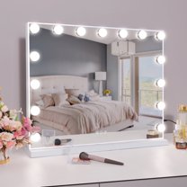LAZY BUDDY Vanity Mirror with Lights, Hollywood, 3 Color, Touch Control ...