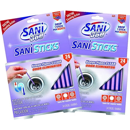 Sani Sticks Keep Your Drain Pipes Clear Odor-Free and Prevent Clogs ...