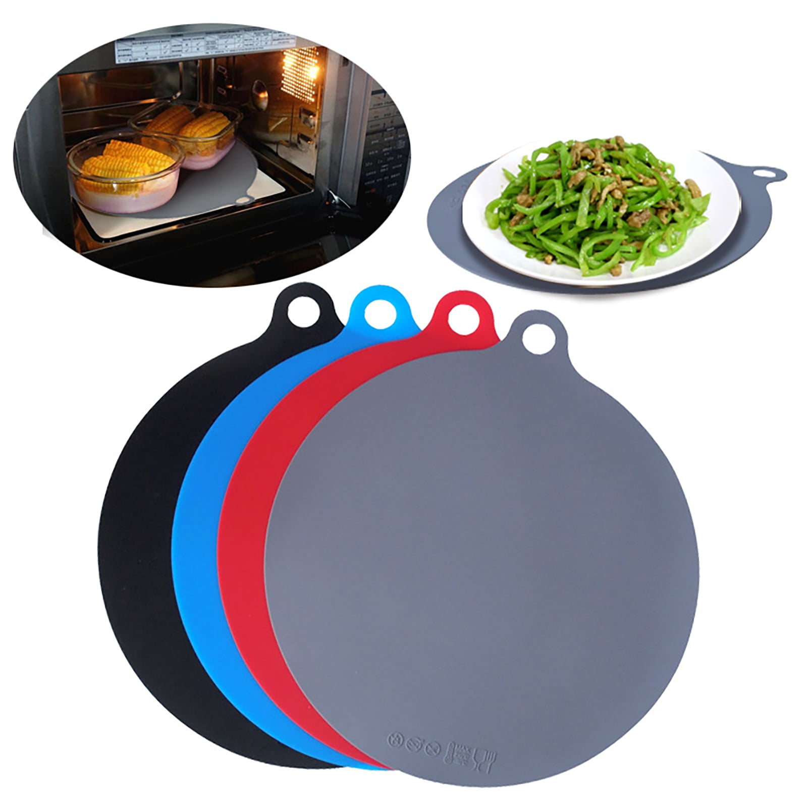 Silicone Multi-Purpose 8.5" - Pot Holders Non-Stick Turntable Mat for ...