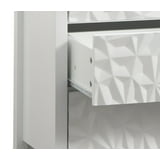 Free Shipping! TMS Reggio 3-Drawer Accent Cabinet White MDF Pinewood ...