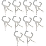 labwork 10Pcs 11 Inch Locking C Clamps with Swivel Pads Locking Alloy ...