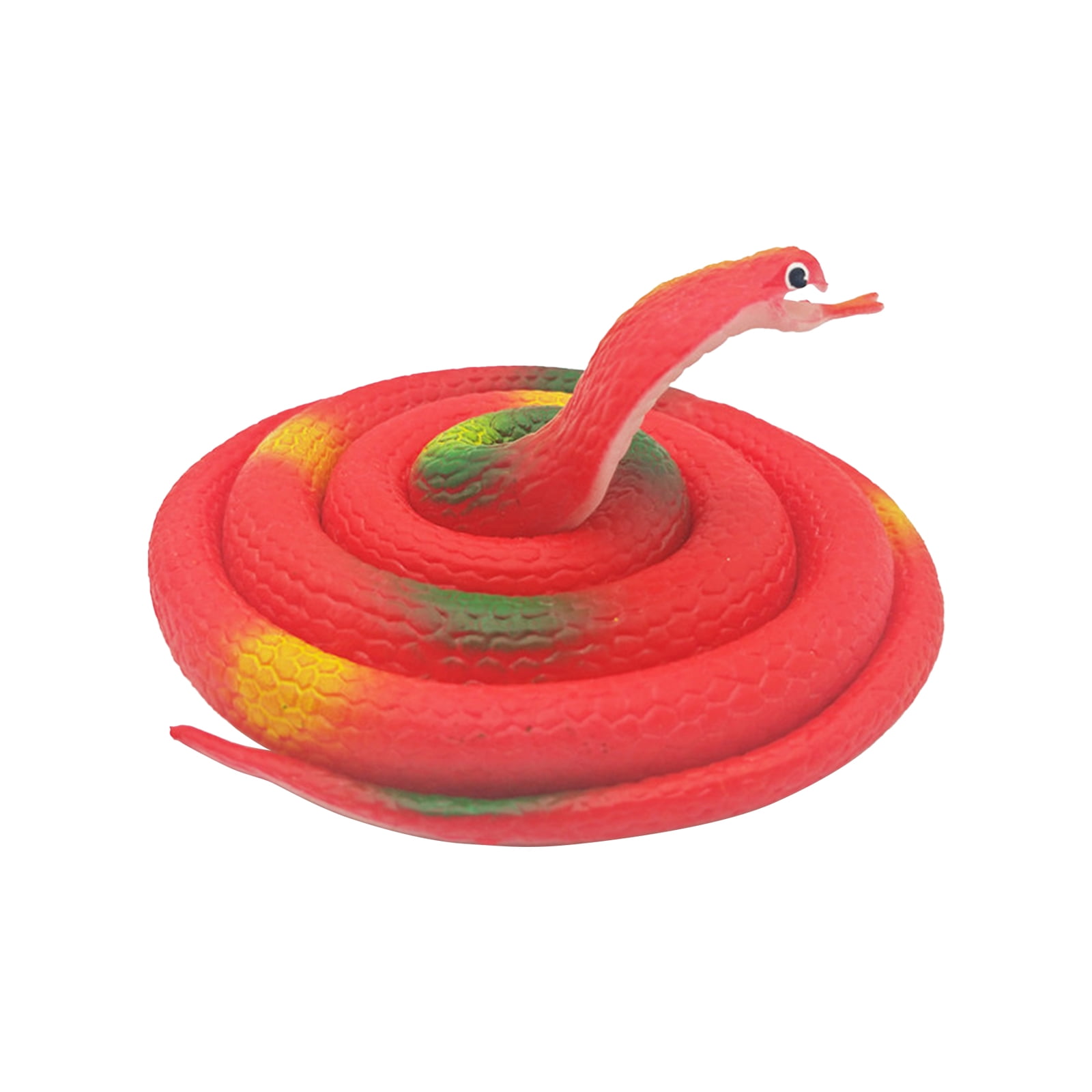 Creative Tricky High Simulation Toy Snake Soft Glue Scary Whole Person ...