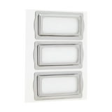 9 Pack Small Self Adhesive Metal Bookplates for Books, Drawers ...