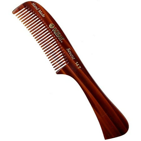 Kent 14T Large all Coarse Hair Detangling Comb, Wide Teeth for Long ...
