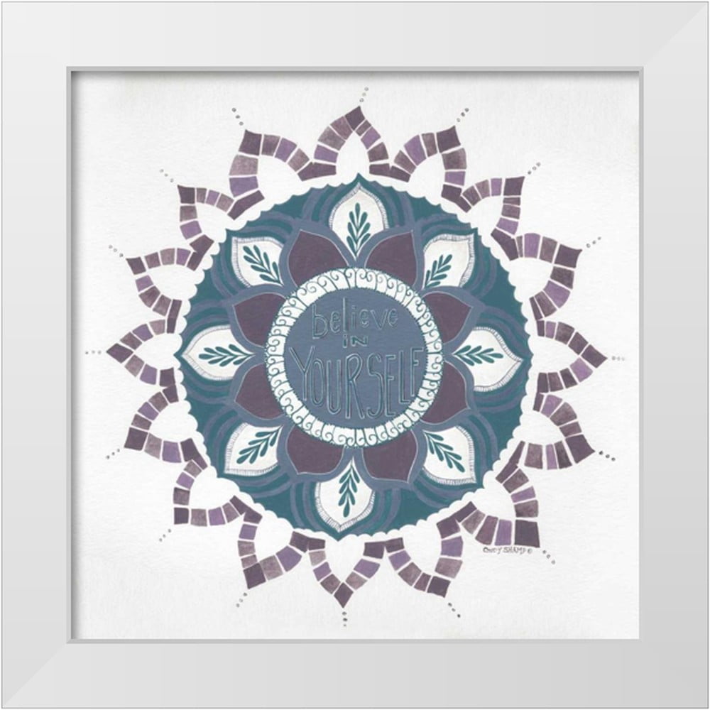 Shamp, Cindy 15x15 White Modern Wood Framed Museum Art Print Titled ...