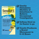 Senokot-S® Dual Action Senna Plus Stool Softener Laxative Tablets, 30 ...