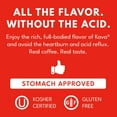Kava Low Acid Instant Coffee Bundle Gift Set, 4 Ounce Glass Jar & 20 ...