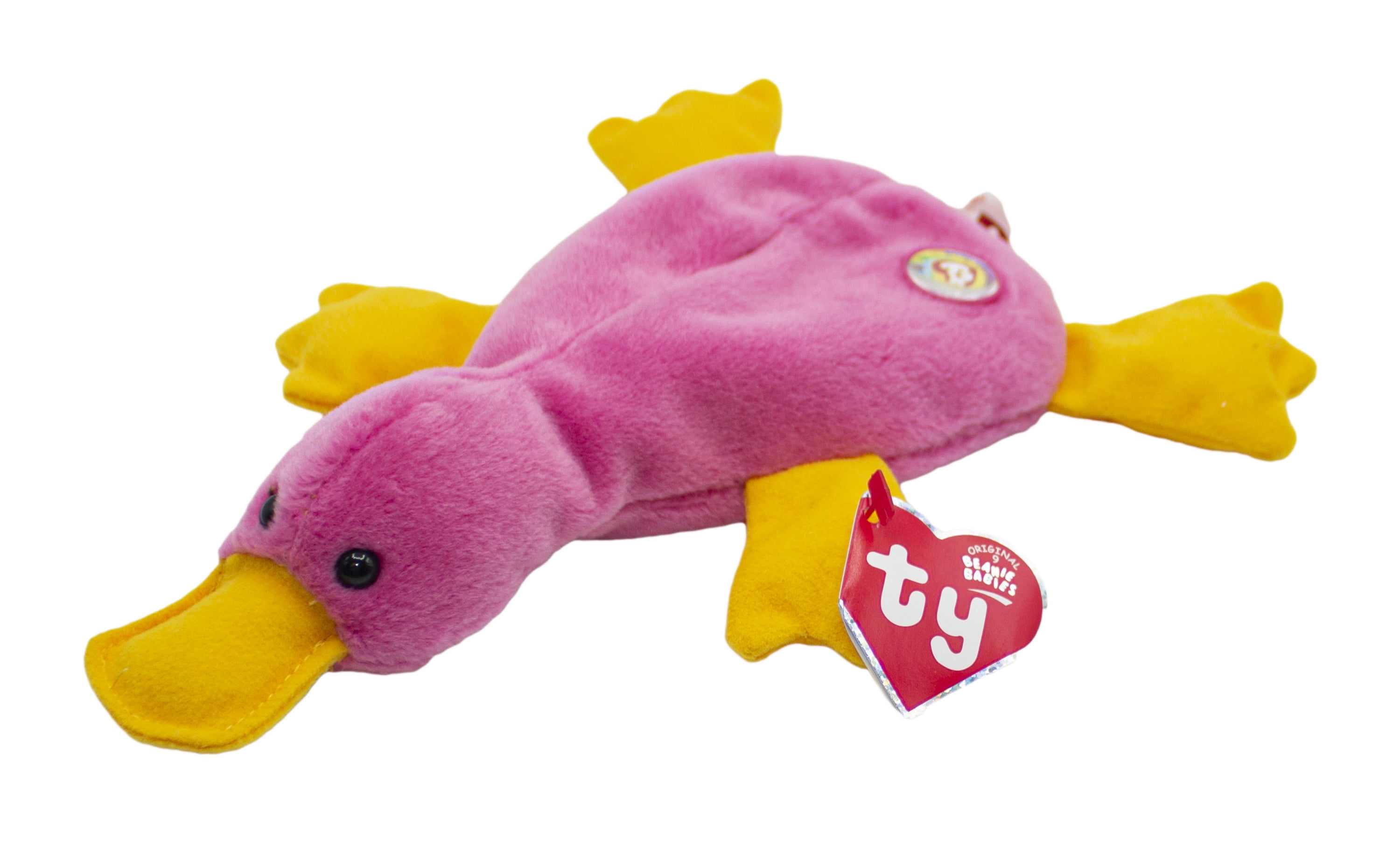 Ty Beanie Baby: Patti the Platypus BBOC - Light Pink | Stuffed Animal ...