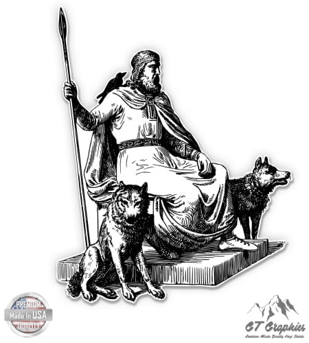 Odin - 8" Vinyl Sticker - For Car Laptop I-Pad - Waterproof Decal ...