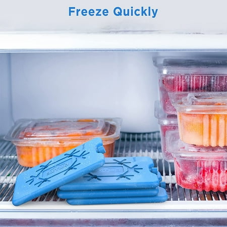 Reusable Ultra-Thin Freezer Packs - Long-Lasting Cool Packs for Coolers ...