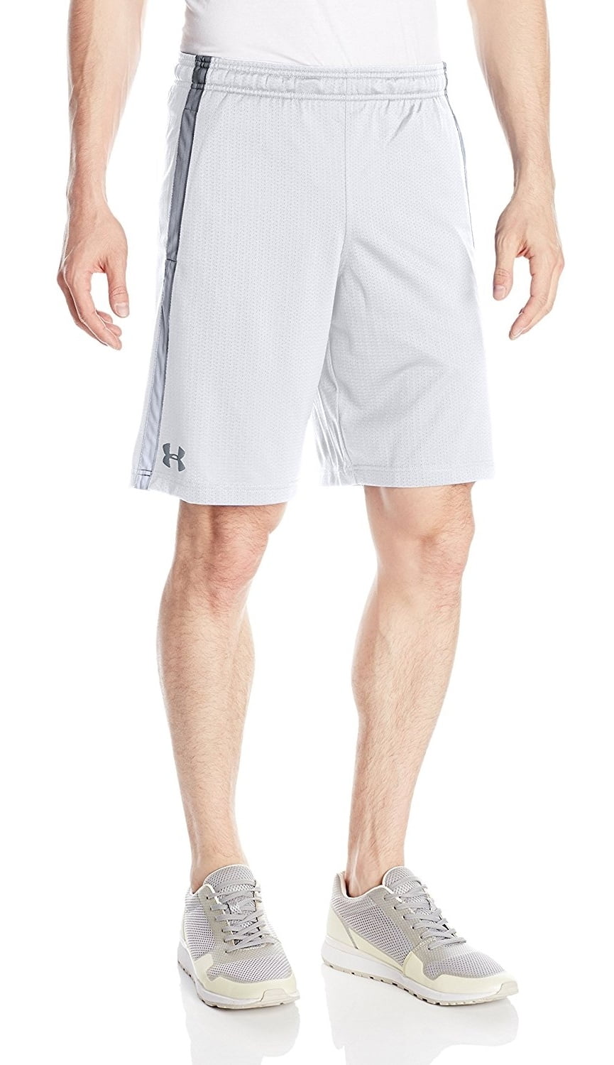 Under Armour Men's Tech Mesh ATHLETIC Shorts White/Steel ASST SIZE ...