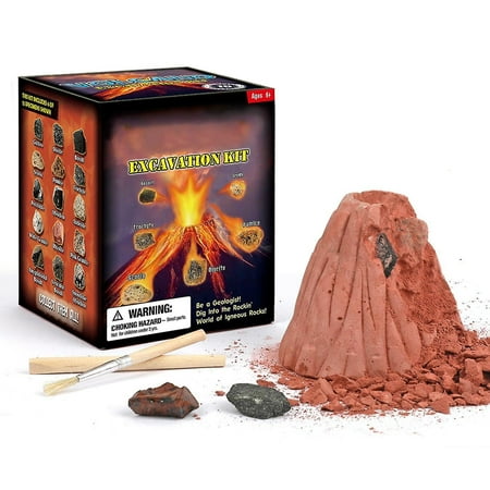 Digging Toy Kit, Gemstone Dig Volcano Kit, Gem Mining Tool, Crystal ...
