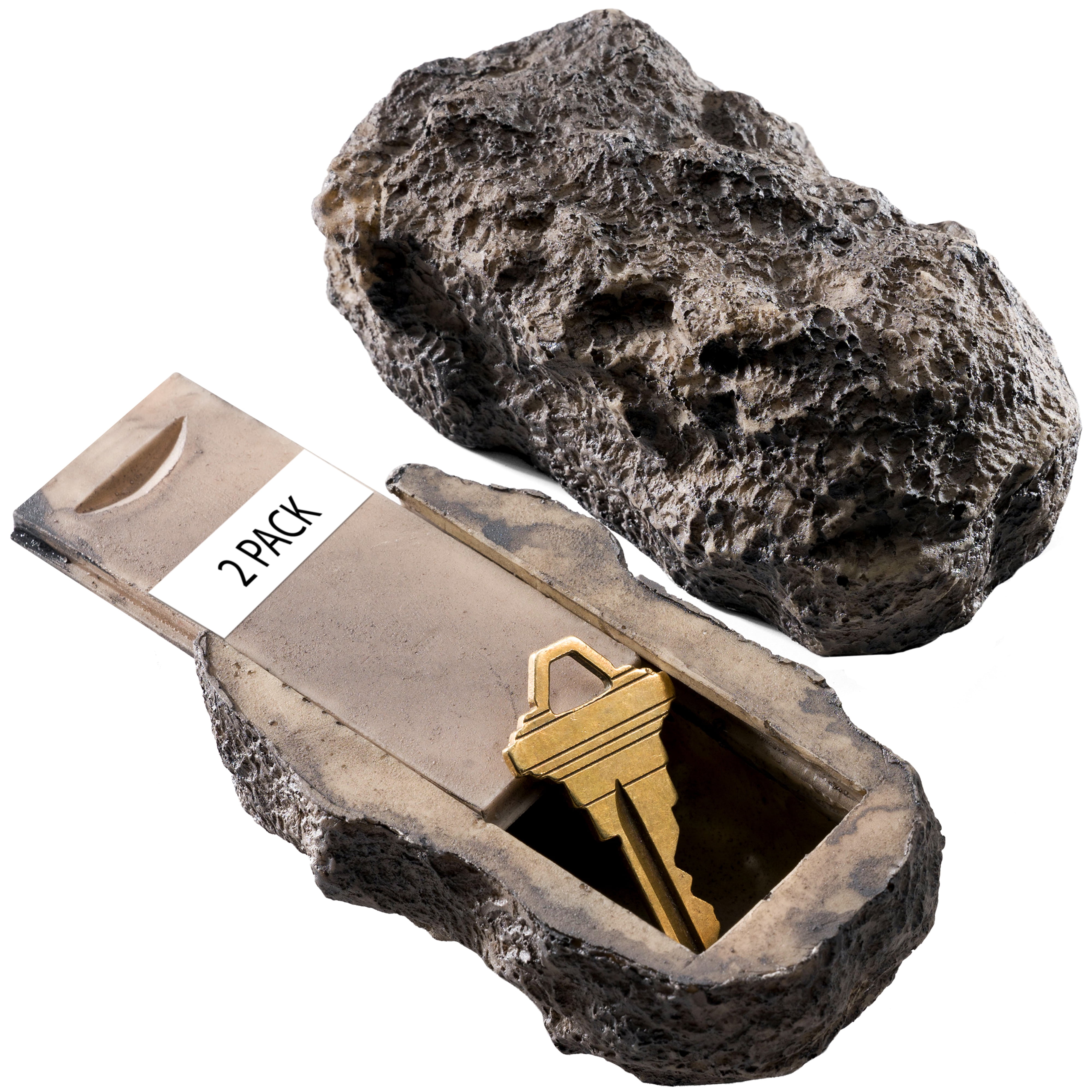 Ram-Pro 2Pc Hide-a-Spare-Key Fake Rock - Looks & Feels like Real Stone ...