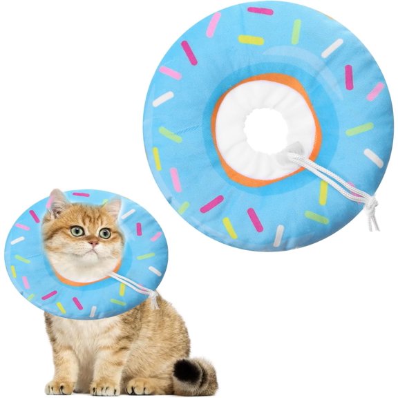 Emapoy Cat Cone Collar Soft, Adjustable Recovery Collar for Cats ...