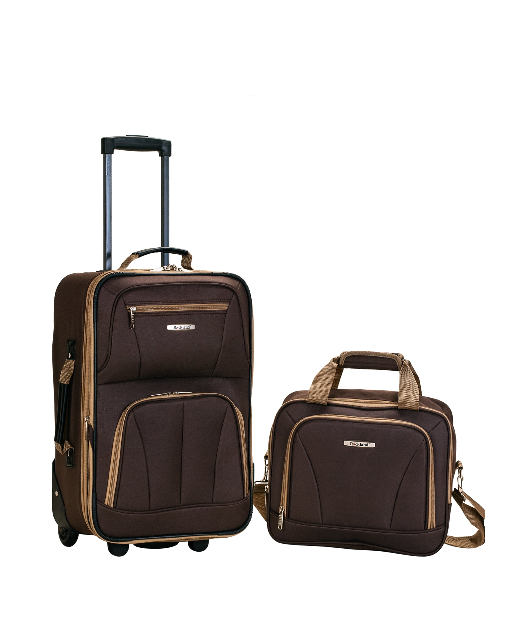 Rockland Fashion Softside Upright 2 Piece Luggage Set F102 - Walmart.com