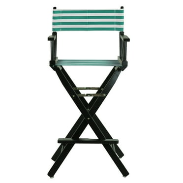 "Walmart 30"" Tall Folding Director's Chair with Black Frame and Canvas ...
