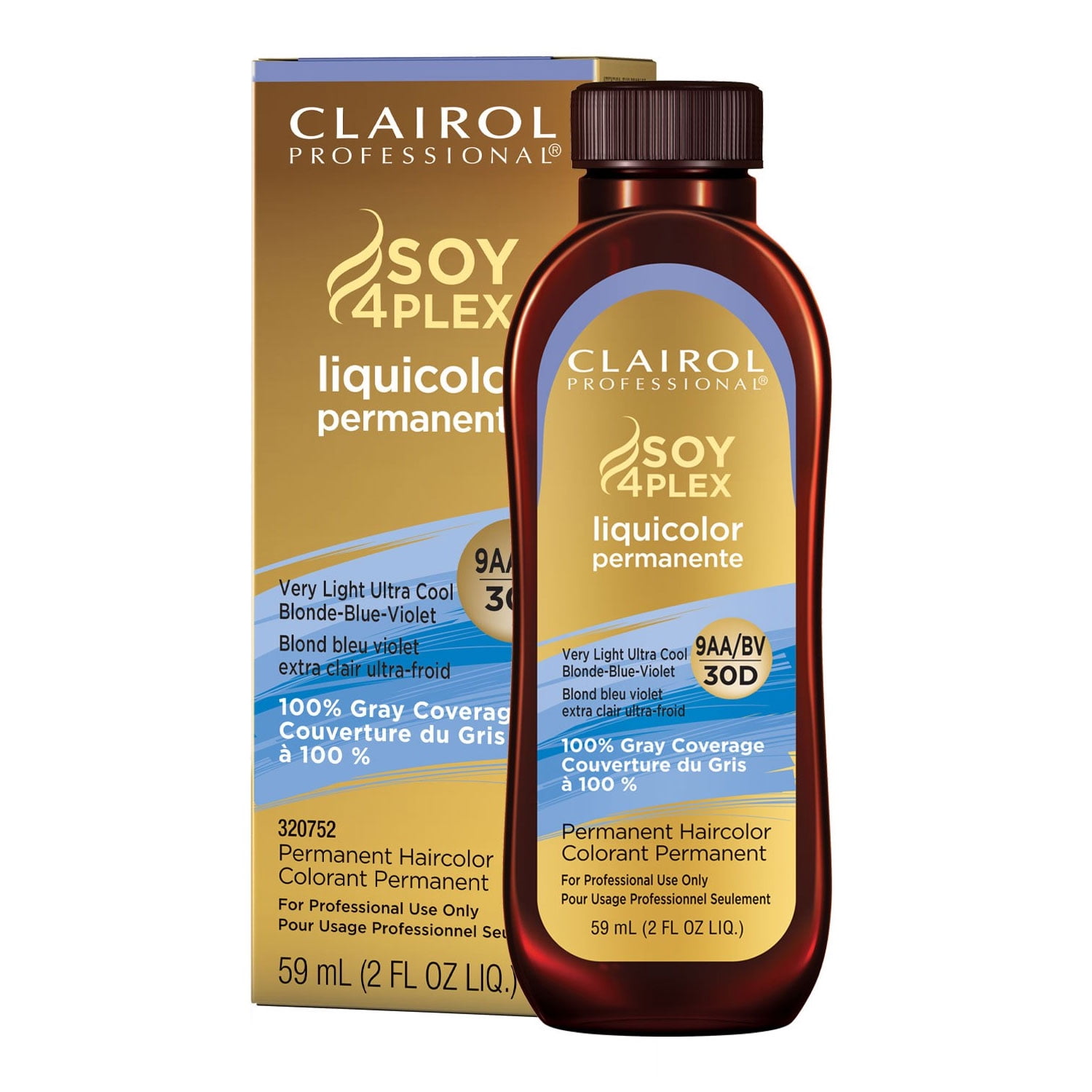 Clairol Liquicolor Permanente, 9AA-BV/30D Very Light Ultra Cool Blonde ...