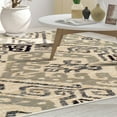Superior Damask Traditional Indoor Area Rug, Beige, 5' x 8' - Walmart.com