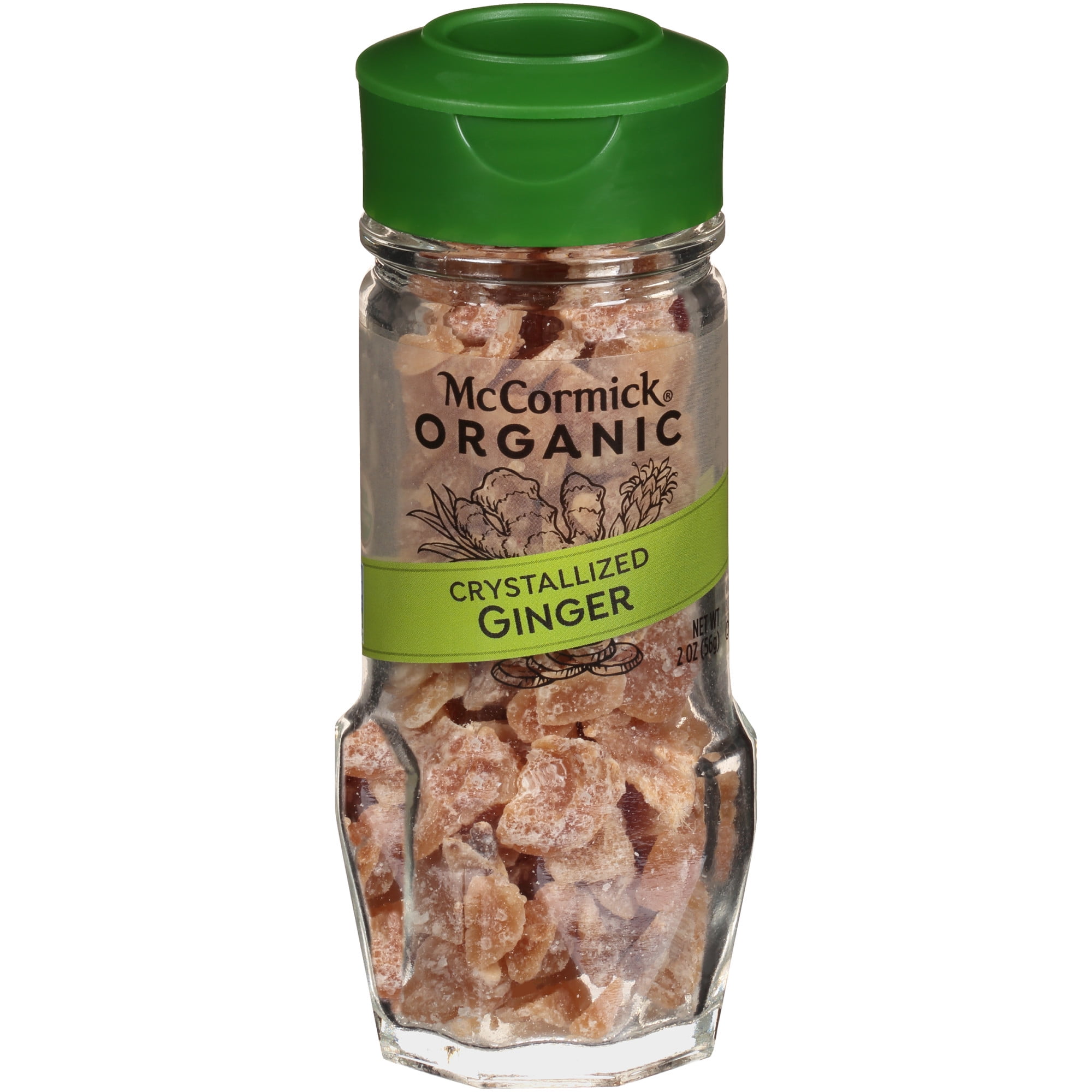 McCormick Gourmet Organic Crystallized Ginger, 2 oz - Walmart.com