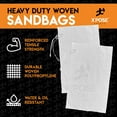 Xpose Safety Empty Sand Bags & Ties –White 18x30 Polypropylene-Home and ...