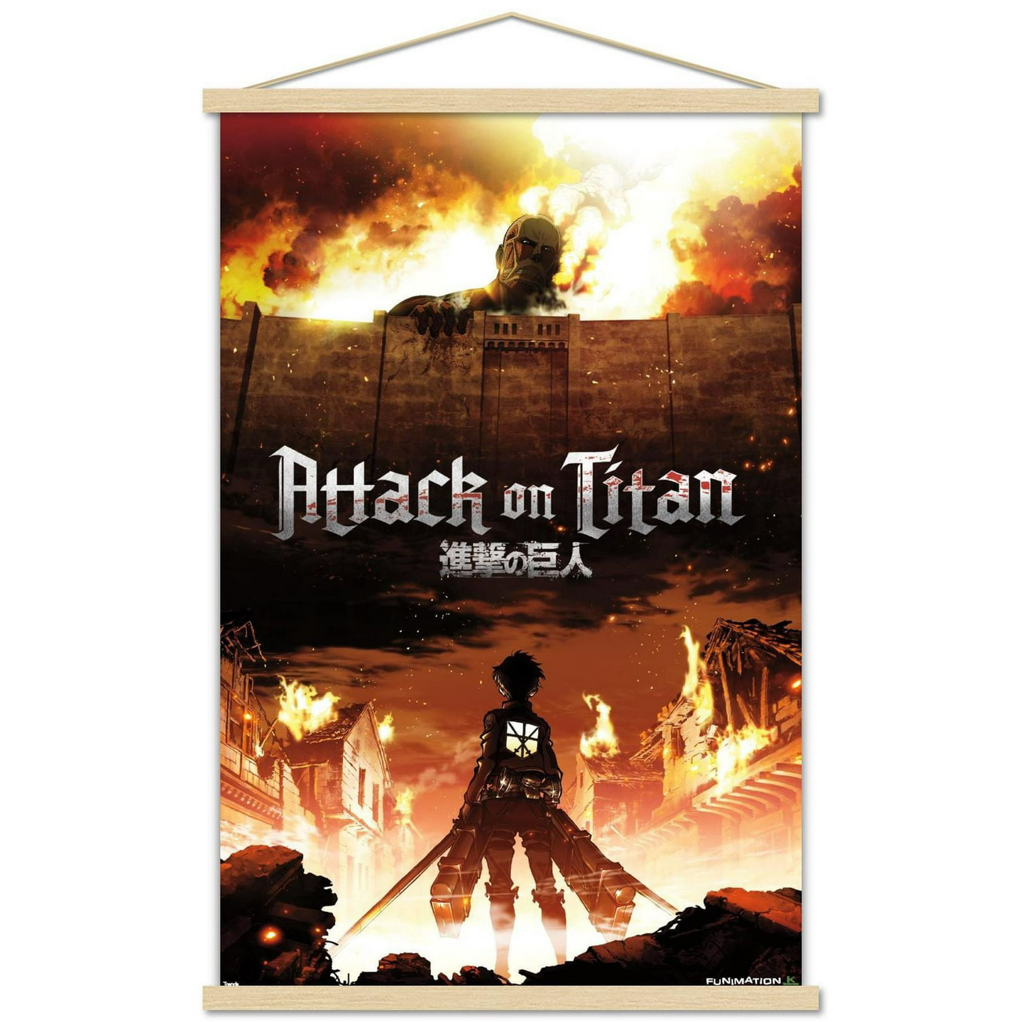 Click here for Trends International Attack On Titan - Fire Wall P... prices