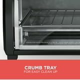 BLACK+DECKER SpaceMaker Under-Counter Toaster Oven, Black/Silver ...