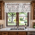 Abstract Bookshelf Valances for Windows, Pink Gray Book Minimalist Art ...