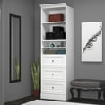 Free Shipping! Bestar Versatile 25W Wardrobe Storage Closet Organizer ...