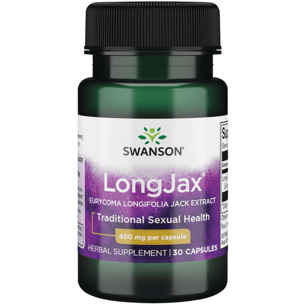 Swanson Longjax Eurycoma Longifolia Jack Extract 400 mg 30 Capsules ...