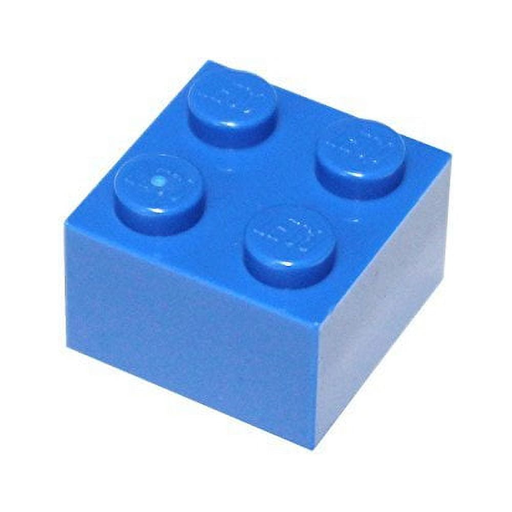 Piezas y piezas de LEGO: 2x2 ladrillos azules (azul brillant | Walmart ...
