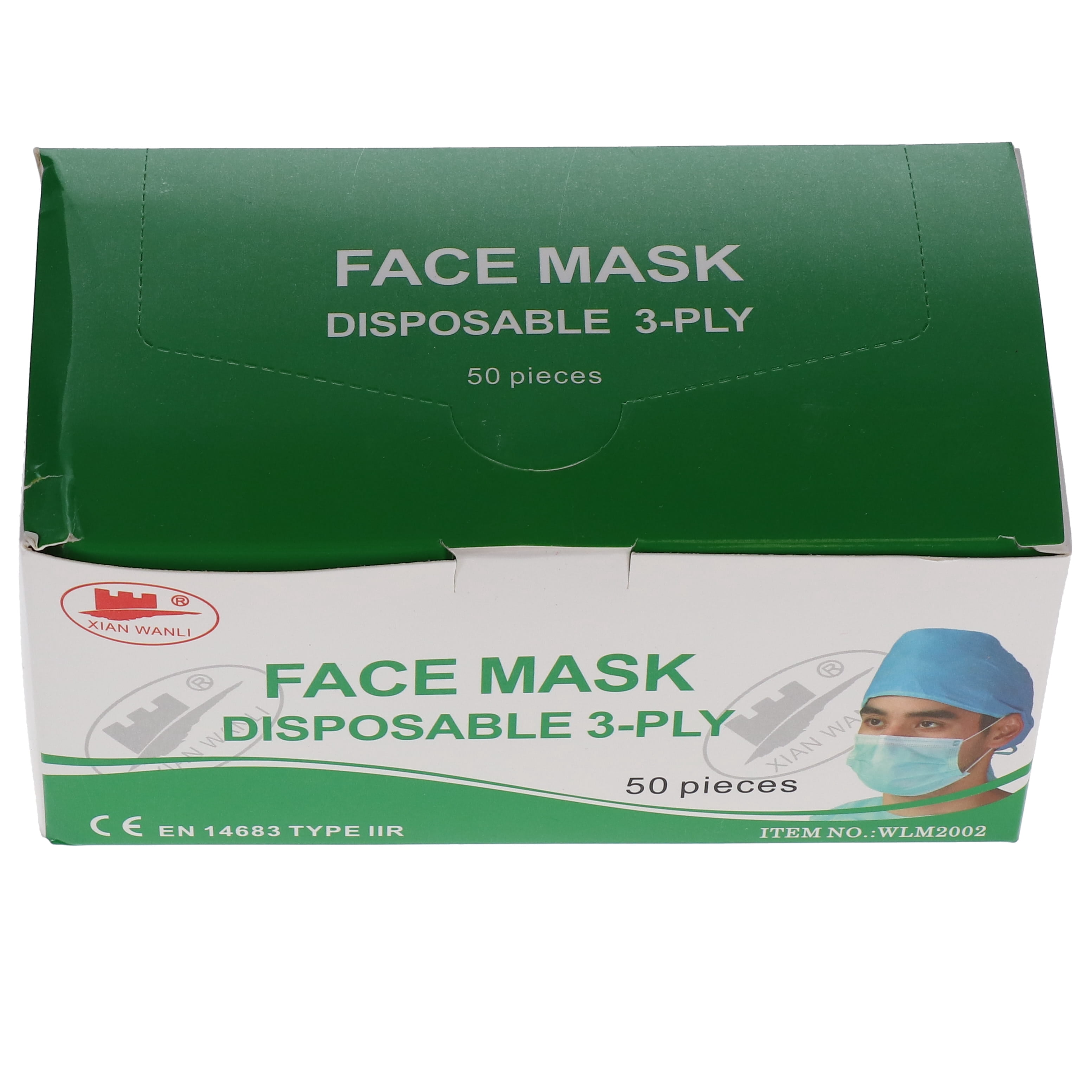 House Brand Dentistry 908330 Earloop 3-Ply Medical Surgical Face Masks ...