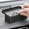 2 Pack Coin Holder for Car, Portable Mini Change Storage Box Compatible ...