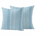 Abstract Blue Outdoor Throw Pillow Covers Set of 2, Rustic Farmhouse ...