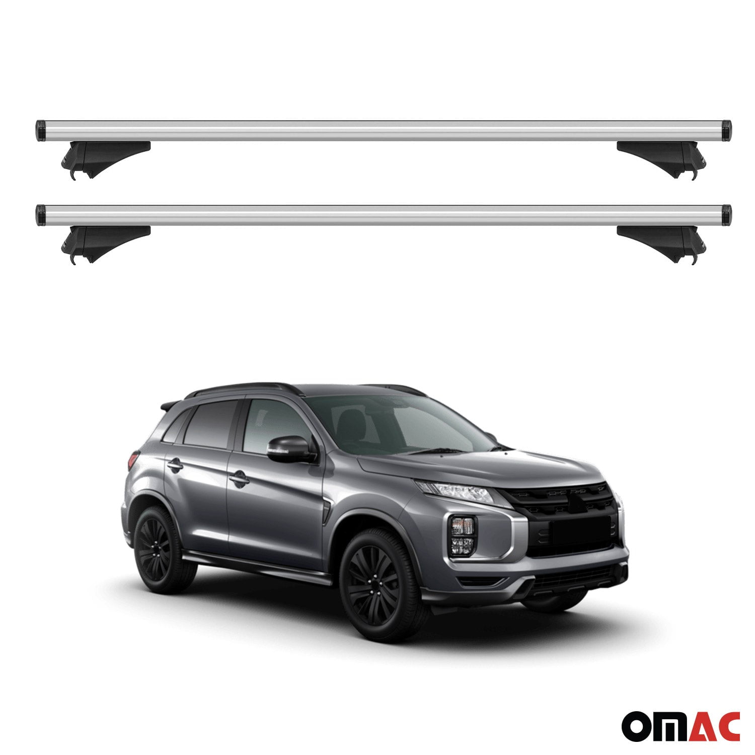 For 2011-2023 Mitsubishi Outlander Sport Roof Rack Cross Bars Luggage ...