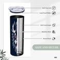 20 oz Stainless Steel Insulated Tumbler - Fantasy Creature Design with ...