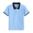 Boys Polo Shirt Comfortable Stylish Short Sleeve T-Shirts Regular Fit ...