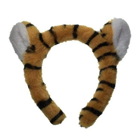 Tiger Ear Headband Plush Animal Ear Headbands Plush Zoo Animal ...