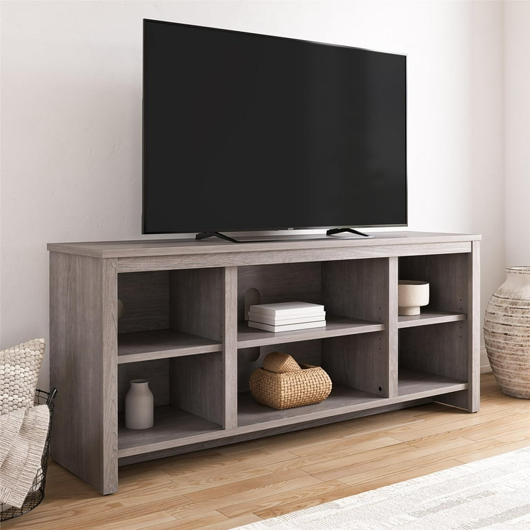 Mainstays Parsons TV Stand for TVS Up to 50 inch Gray Size 19.7 inch