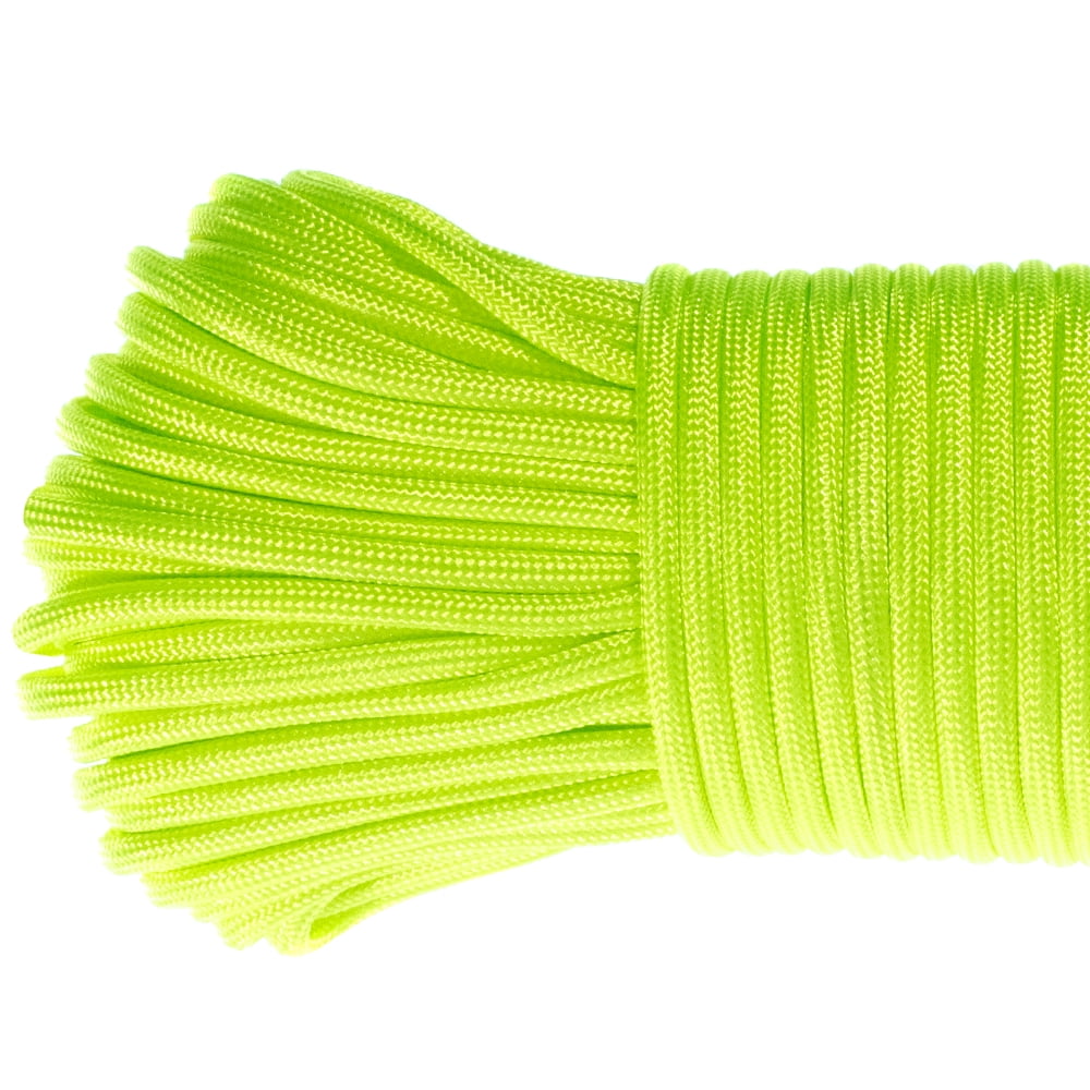 550 Paracord Parachute Cord 7 Strand Core 100ft Multicolor Outdoor ...
