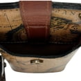 Patricia Nash Farleigh Leather Crossbody Phone Case European Map Print ...