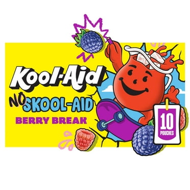 Kool-Aid Non-Sweet Sharkleberry Fin Drink Mix, 12 Packets - Walmart.com