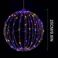 Christmas Lighted Balls, Outdoor/Indoor Hanging Christmas Decoration ...